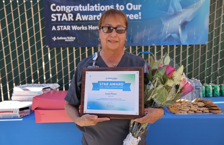 Environmental Services Aide Receives STAR Award